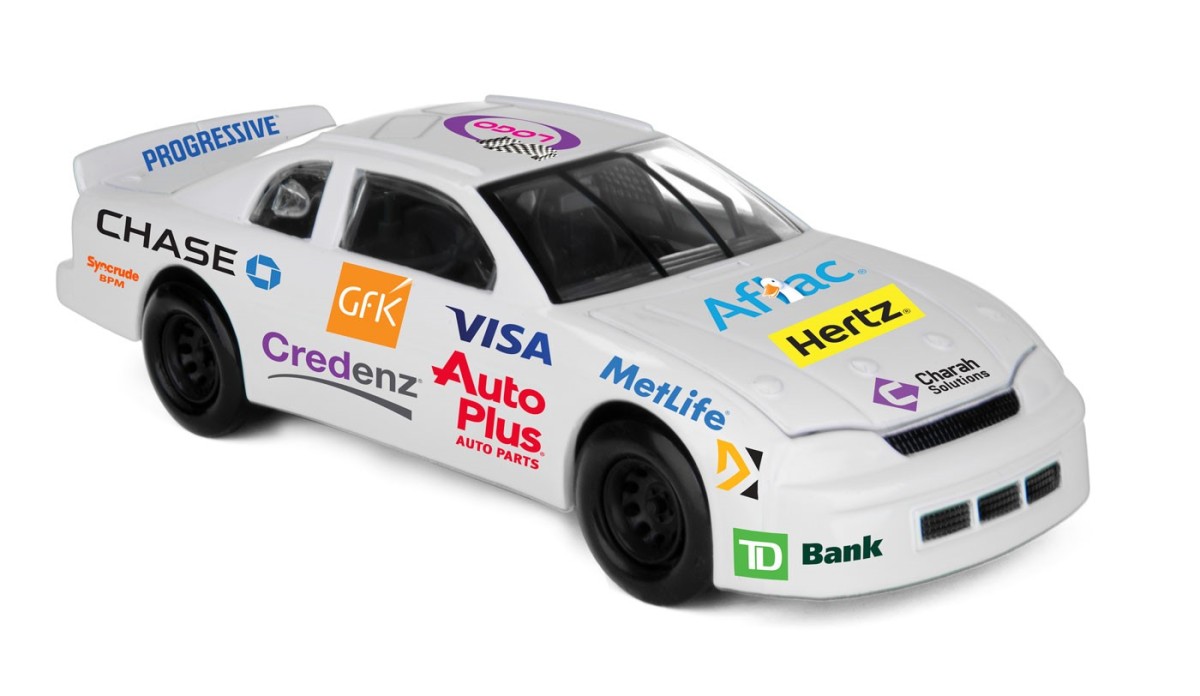1/24 Scale Nascar® Style Car 8 " Shown With Full Graphics Package ...