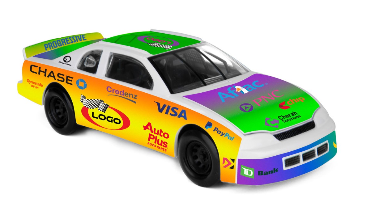 1/24 Scale Nascar® Style Car 8 " Shown With Full Graphics Package ...