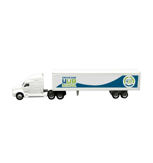 8" Die Cast Replica Traditional Transport Hauler w/ Decals on Hauler ...