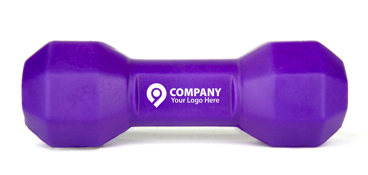 Dumbbell Stress Reliever - Neon Purple - Promo Per4mance Inc.